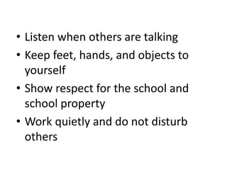 Classroom rules | PPT
