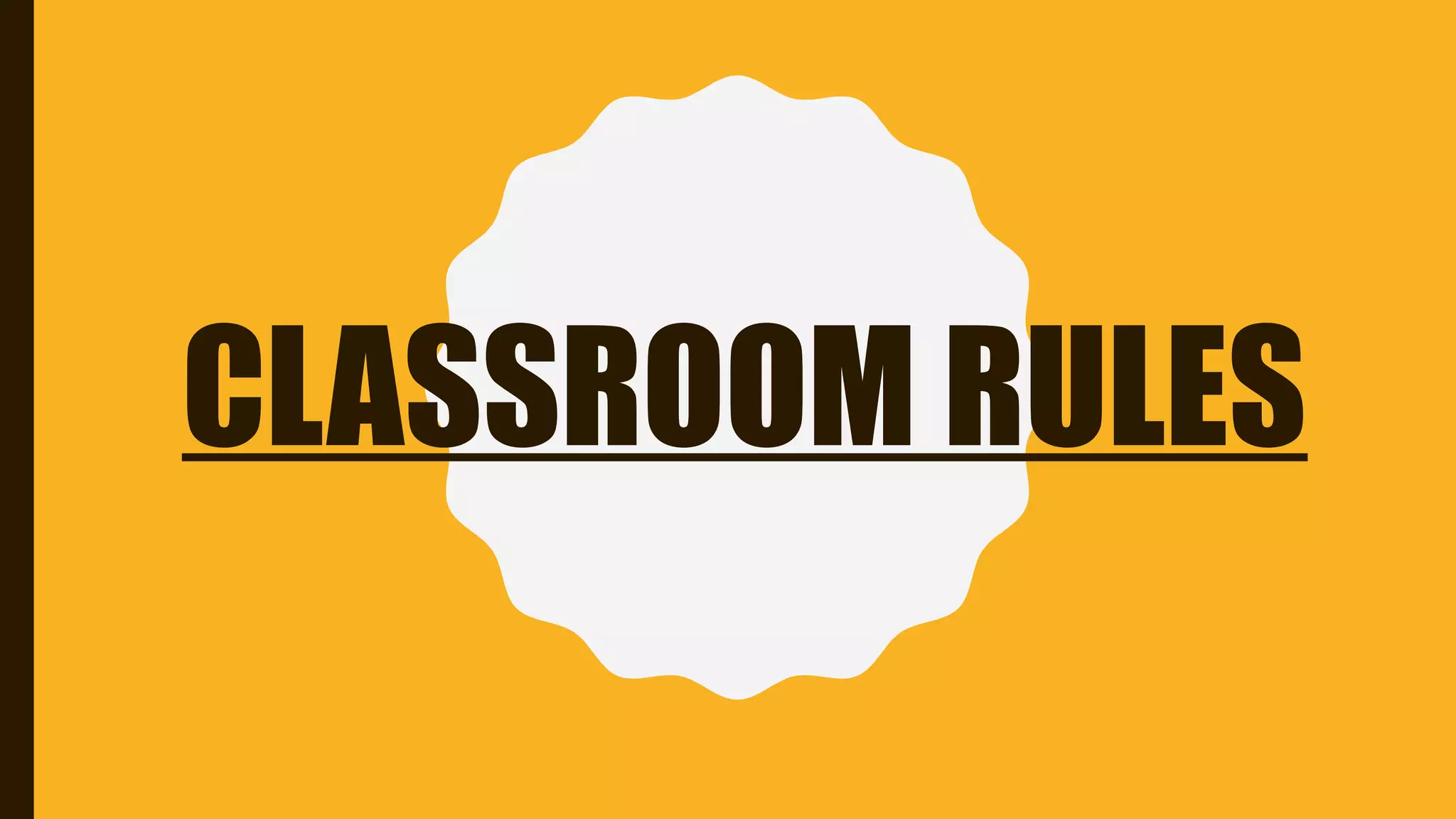 Classroom rules | PPT