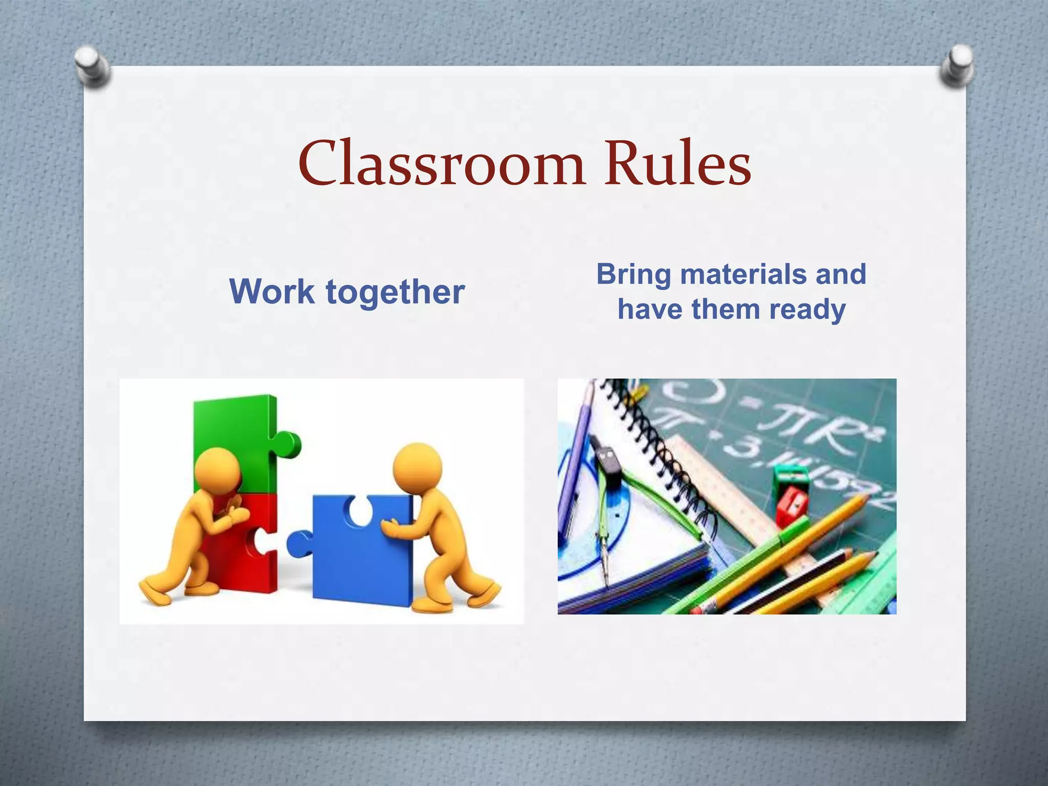 Classroom rules | PPTX | Education