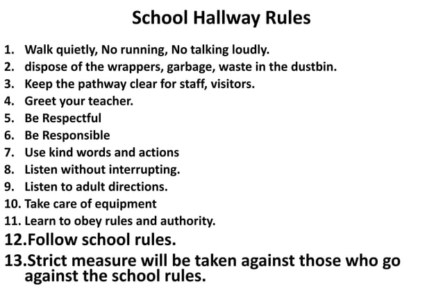 Classroom-Rules for grade -7,8,9,10.pptx | Education