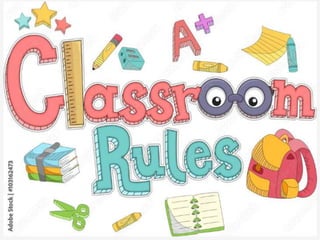 classroomrules-normas de la sala de clases.ppt