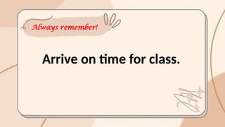 Classroom Rules for Students PowerPoint Presentation | PPT