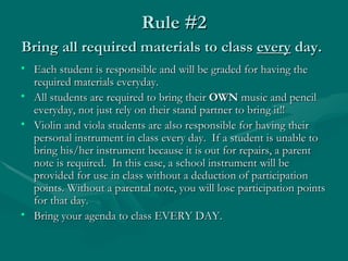 Classroom rules 2007 08 | PPT