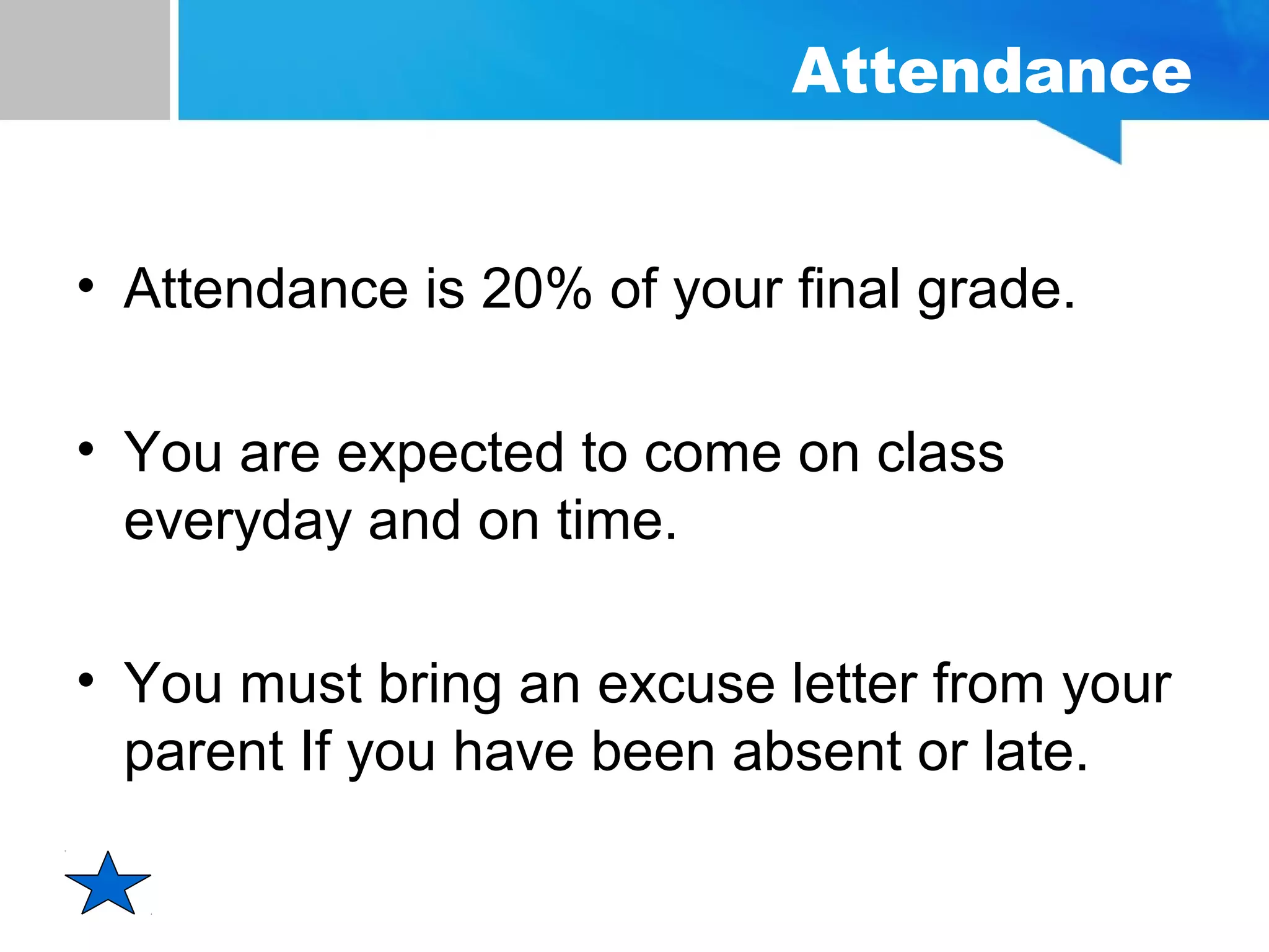 ICT:Classroom rules and expectations | PPT