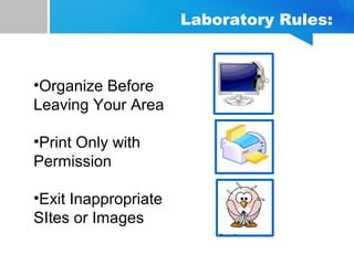 ICT:Classroom rules and expectations | PPT