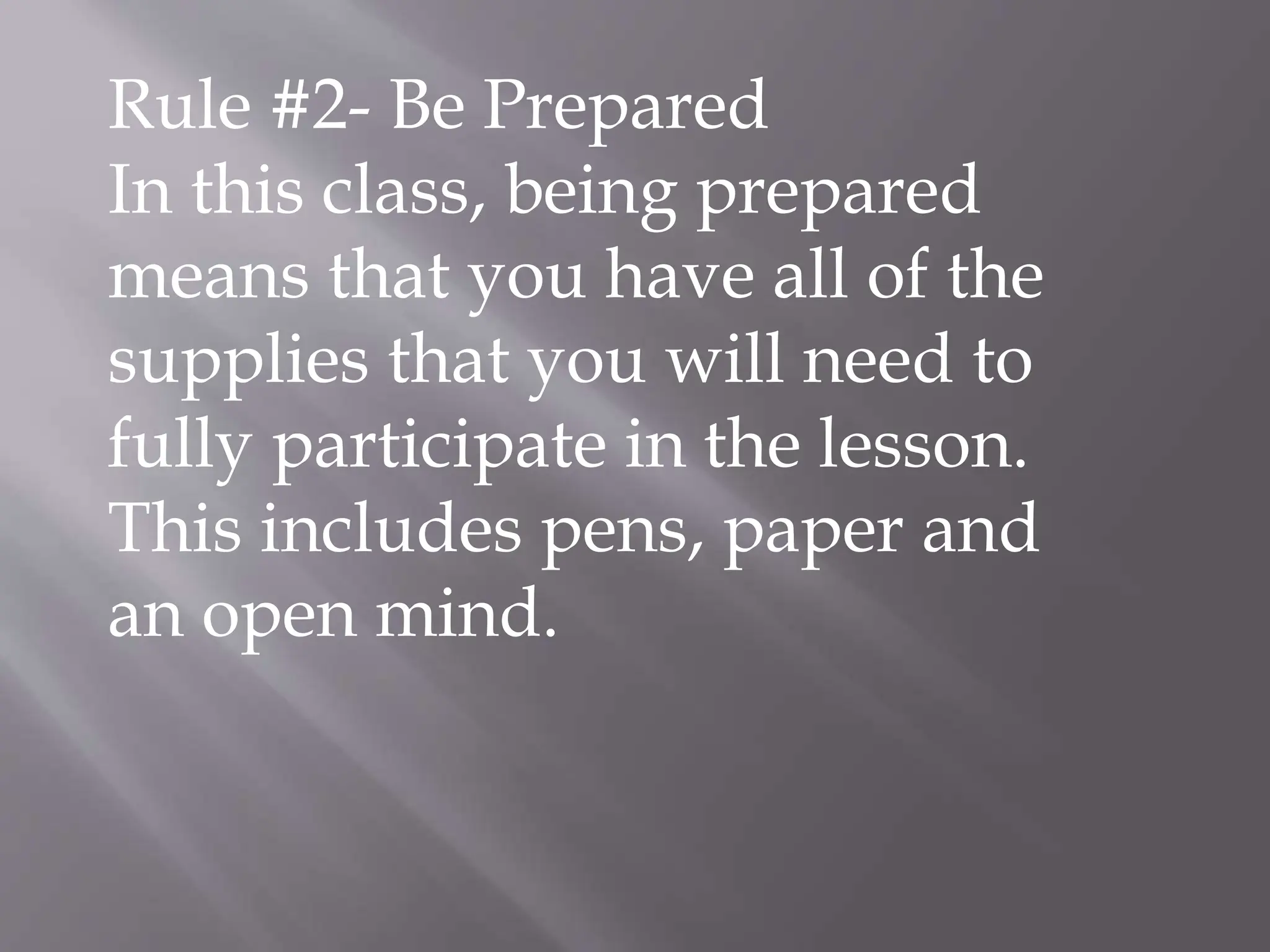 Classroom Rules And expectations power point | PPTX