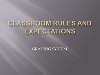 Classroom Rules And expectations power point | PPTX