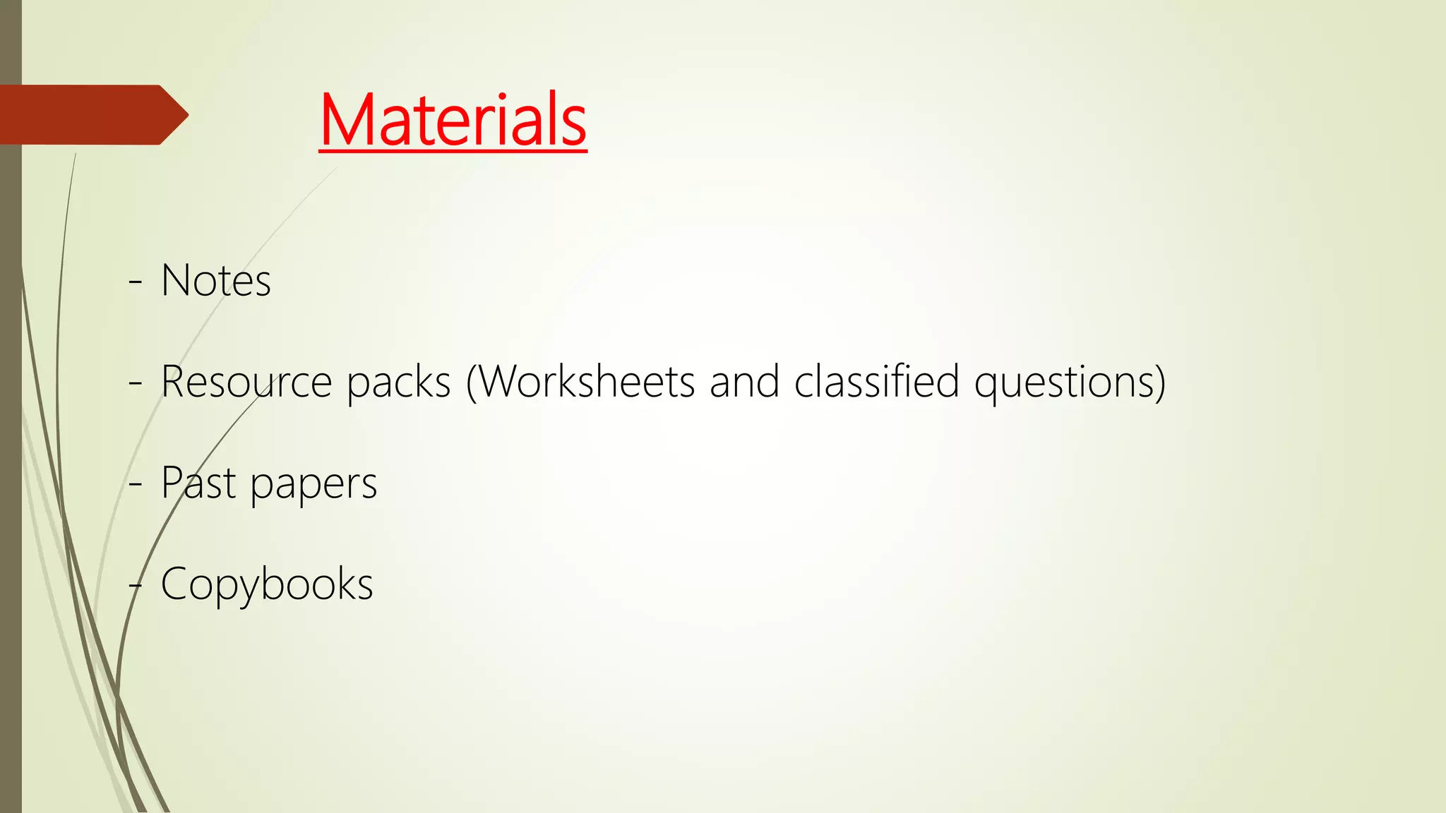 Classroom rules and intro. to chemistry igcse (core) | PPTX