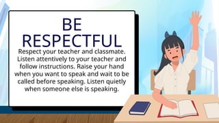 classroom rules and regulations for students | PPTX