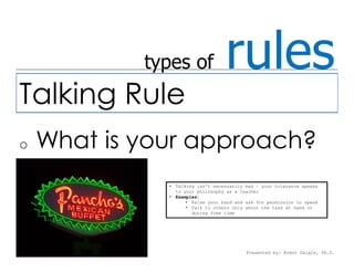Classroom Rules Discussed at Length | PPT | Free Download