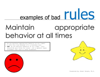 Classroom Rules Discussed at Length | PPT | Free Download