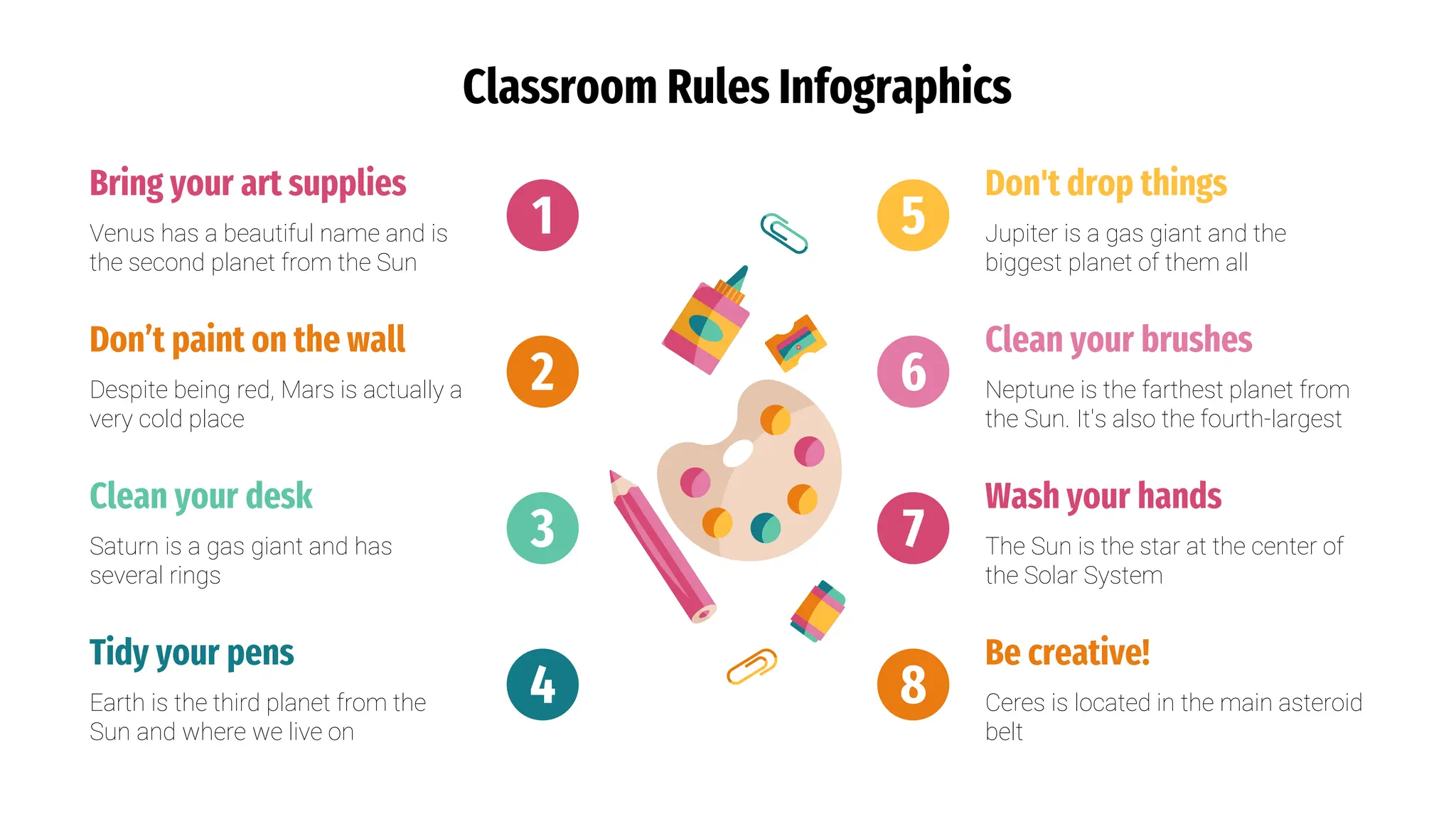 Classroom Rules Infographics by Slidesgo.pptx