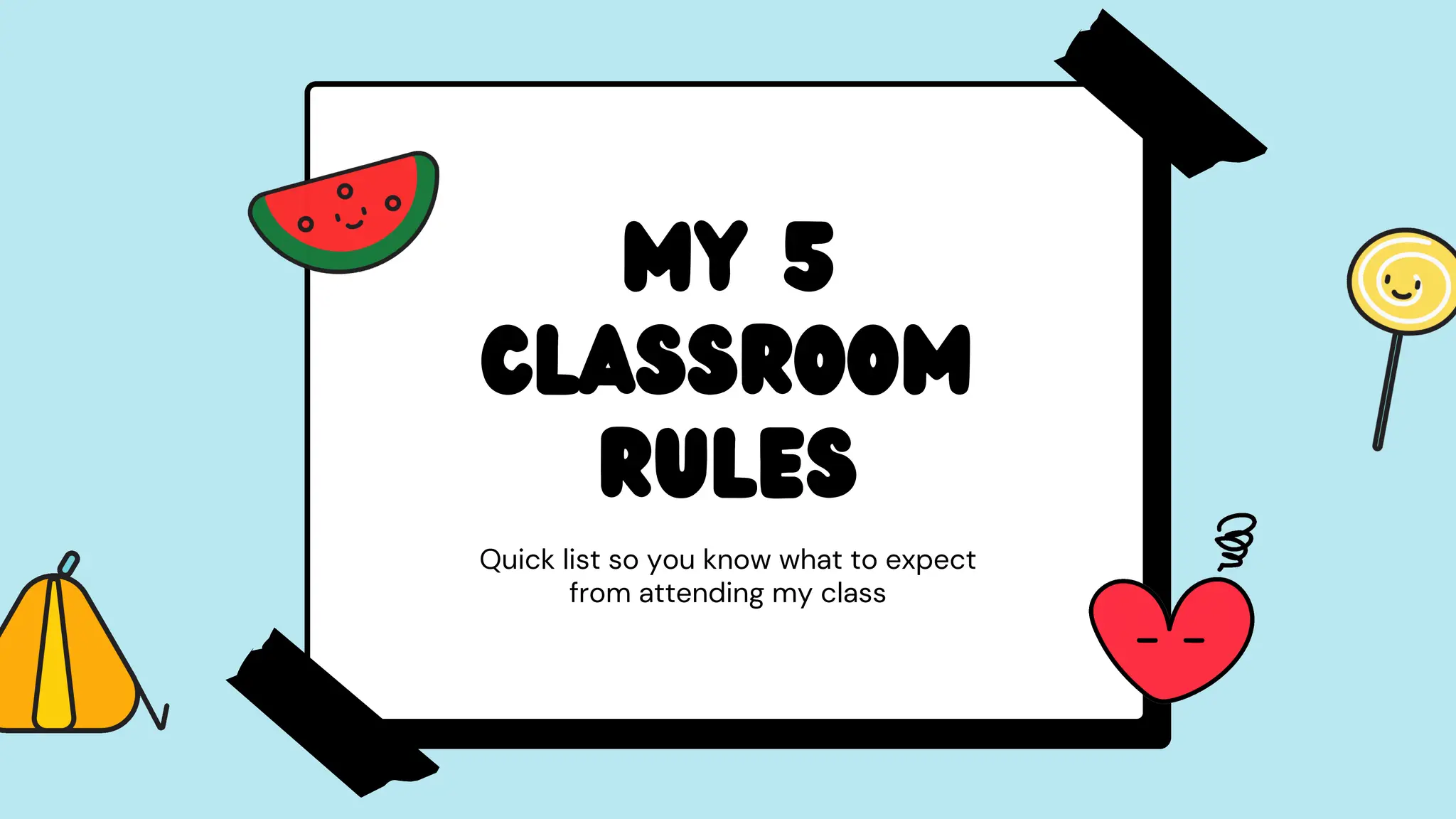 classroom rules michelle of mariancollege | PPT