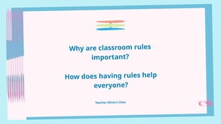 Classroom Rules Presentation in Blue and Pink Fun Style.pptx