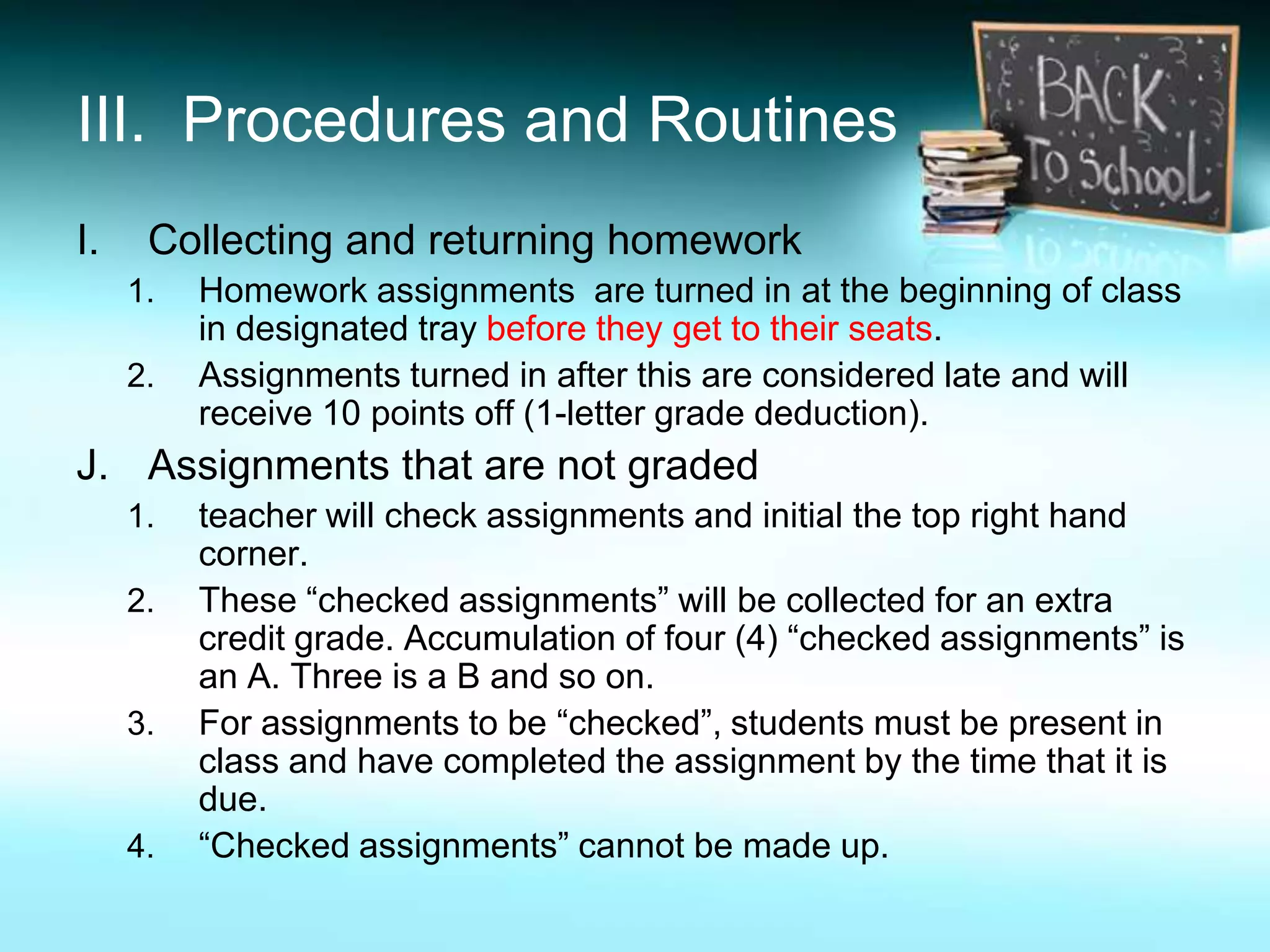 Classroom rules & procedures 2012 2013 | PPT