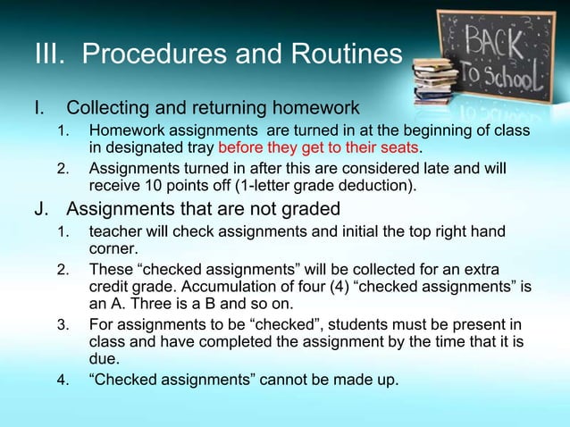 Classroom rules & procedures 2012 2013 | PPT