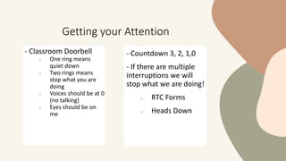 Classroom Rules, Procedures, & Expectations.pptx
