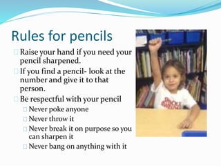 Classroom rules, routines and procedures | PPTX