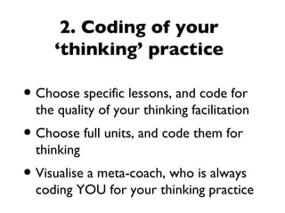 Classrooms for Thinking | PPT