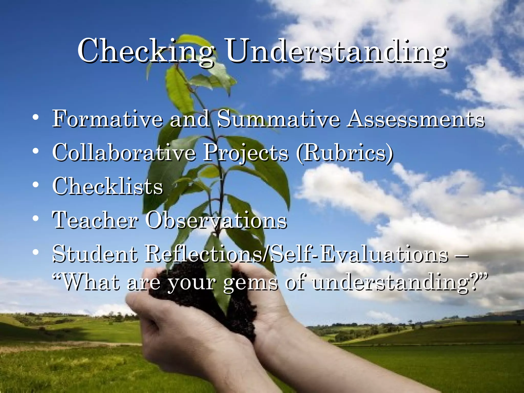 Classrooms of Understanding: Scratching Below the Surface | PPT