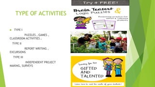 Classroom strategies for gifted students | PPT