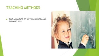 Classroom strategies for gifted students | PPT