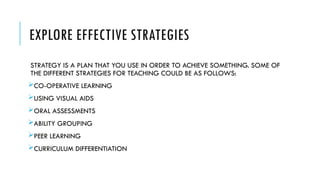 Classroom strategies for supporting students with neurodevelopmental ...