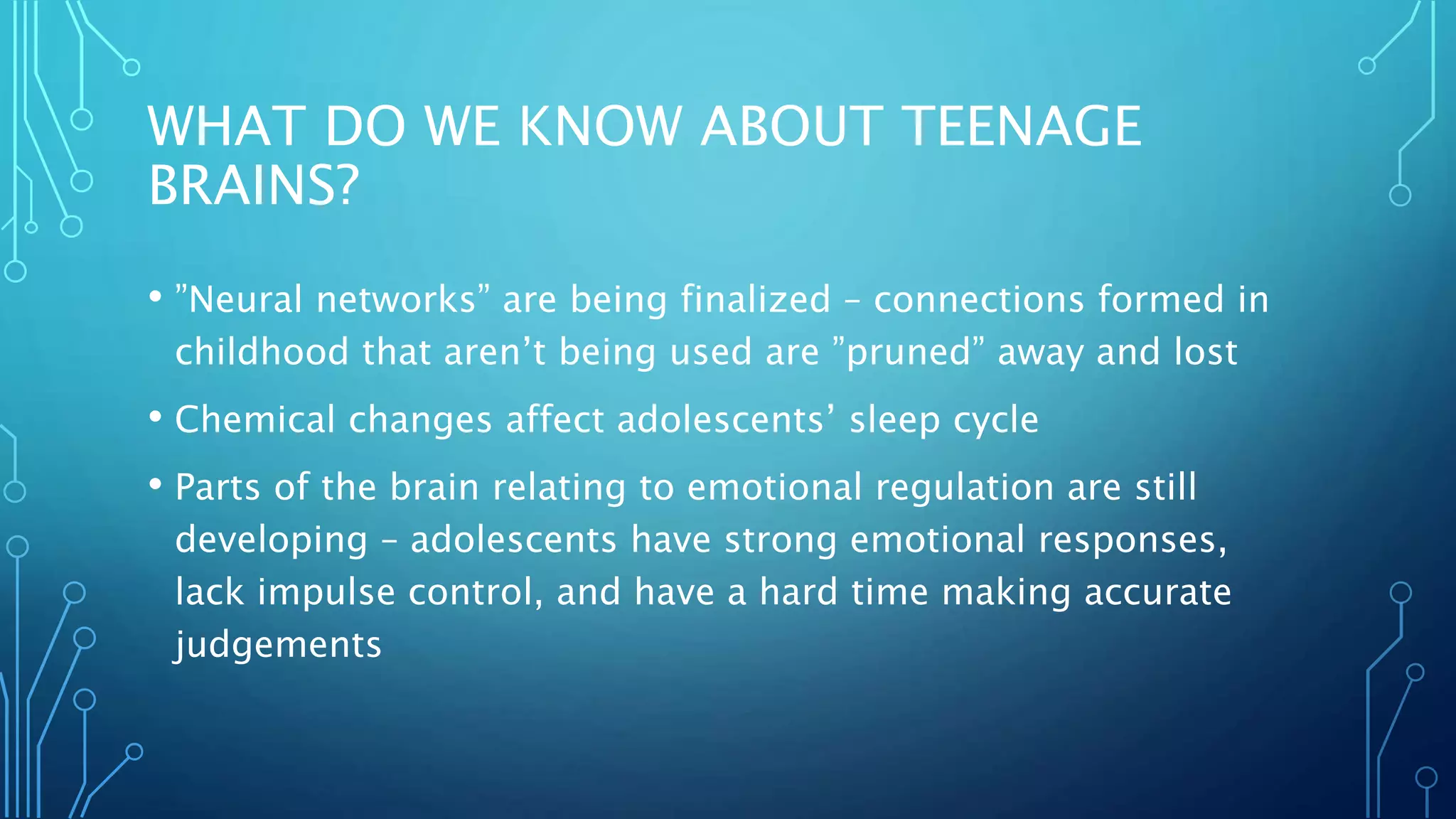 Teaching the Teenage Brain | PPT