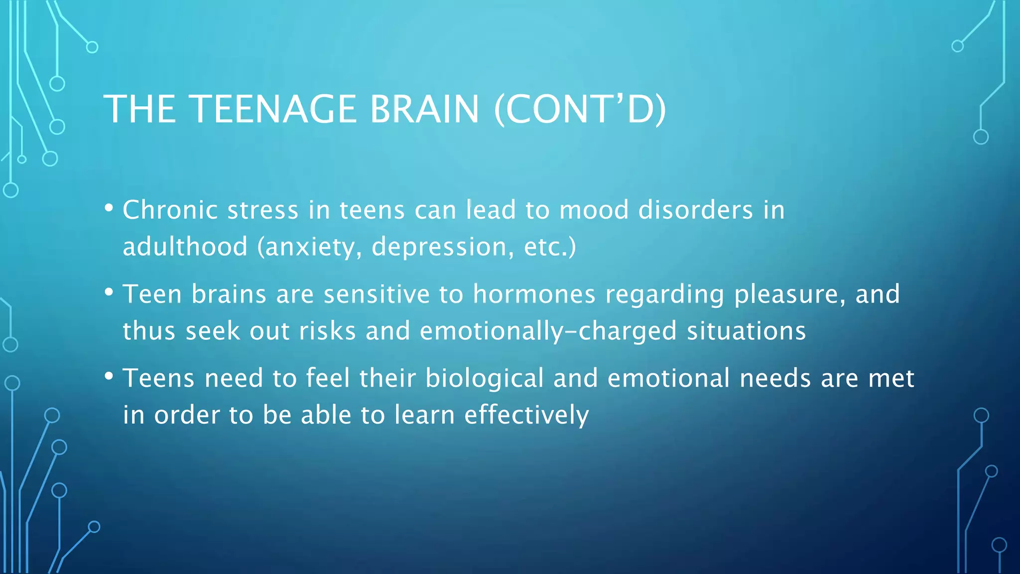 Teaching the Teenage Brain | PPTX