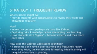 Teaching the Teenage Brain | PPTX