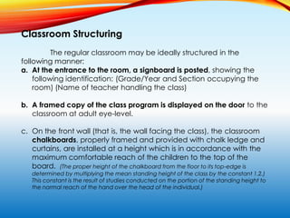 Classroom Structuring | PDF