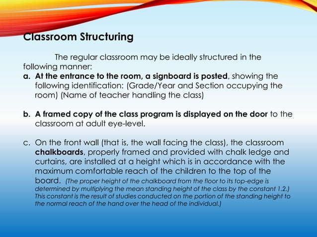 Classroom Structuring | PDF