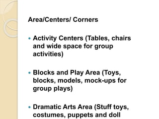 Classroom Structuring for Kindergarten | PPTX