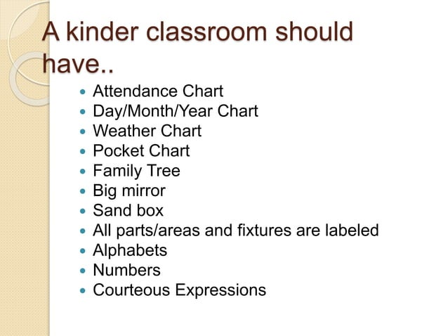 Classroom Structuring for Kindergarten | PPTX