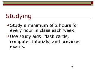 Classroom Study Skills | PPT