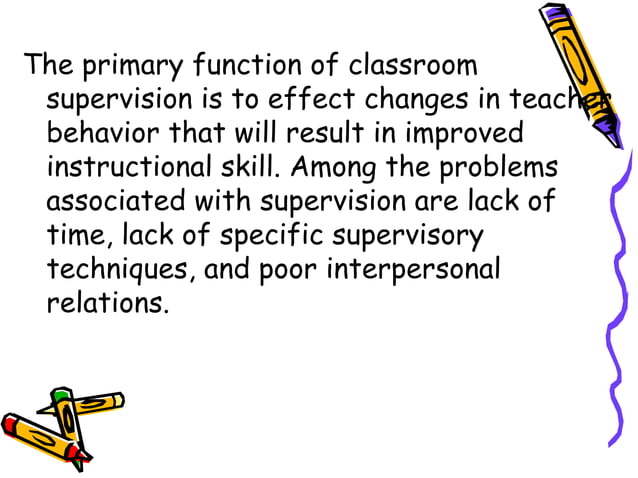 Classroom Supervision | PPT