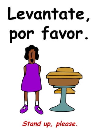 Spanish Classroom survival phrases | PDF