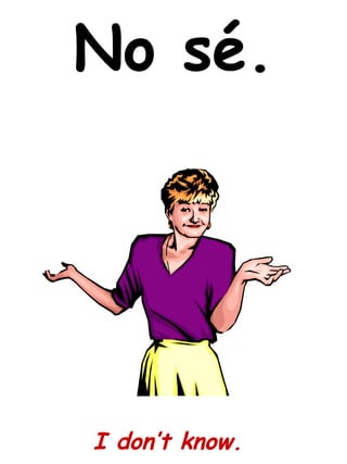 Spanish Classroom survival phrases | PDF