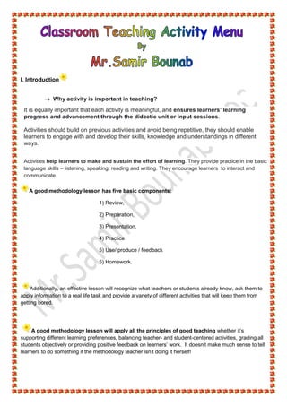 Classroom Teaching Activity Menu.pdf