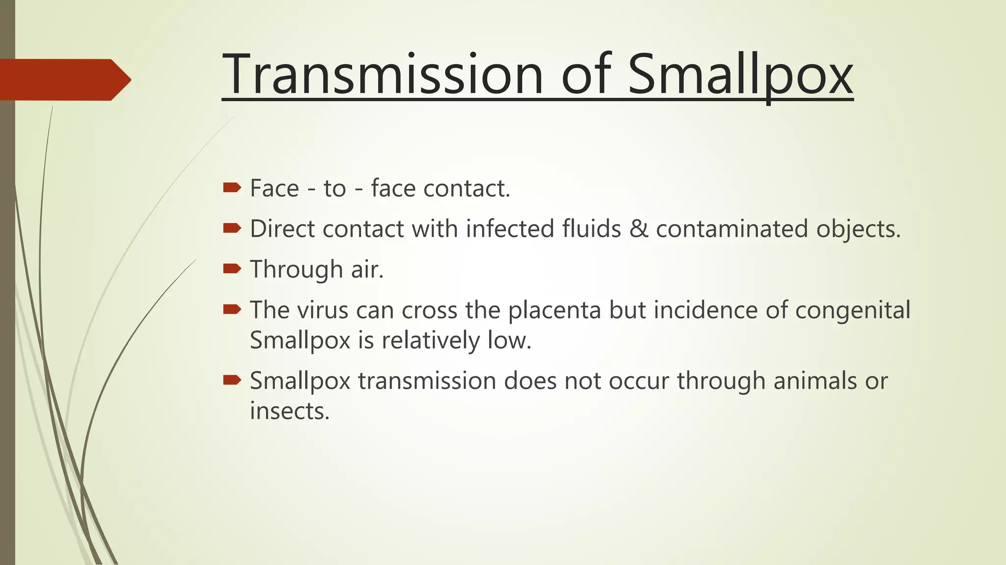 Presentation on smallpox | PPTX