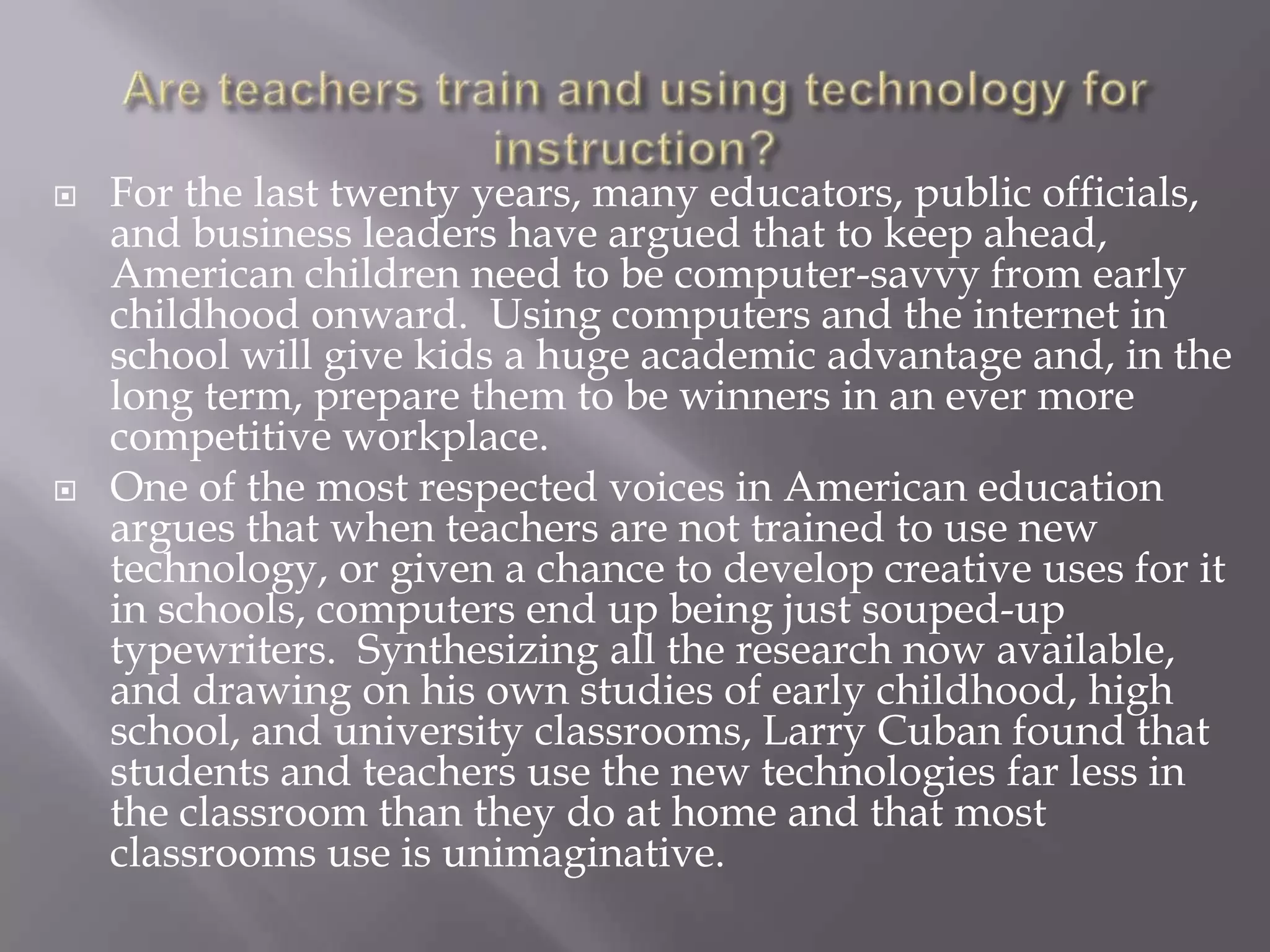 Classroom Technology Pp Pptx