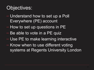 Class room voting systems | PPT