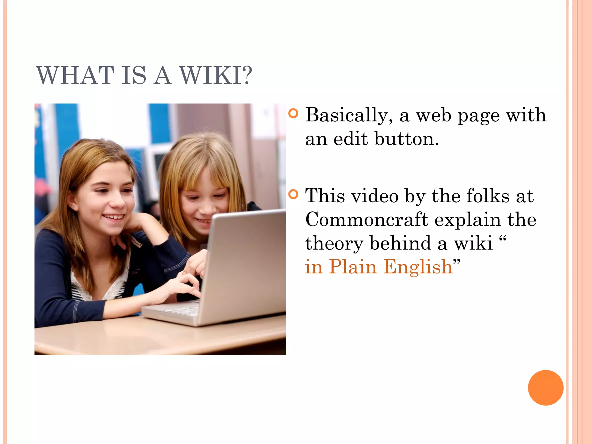 Classroom wikis | PPT
