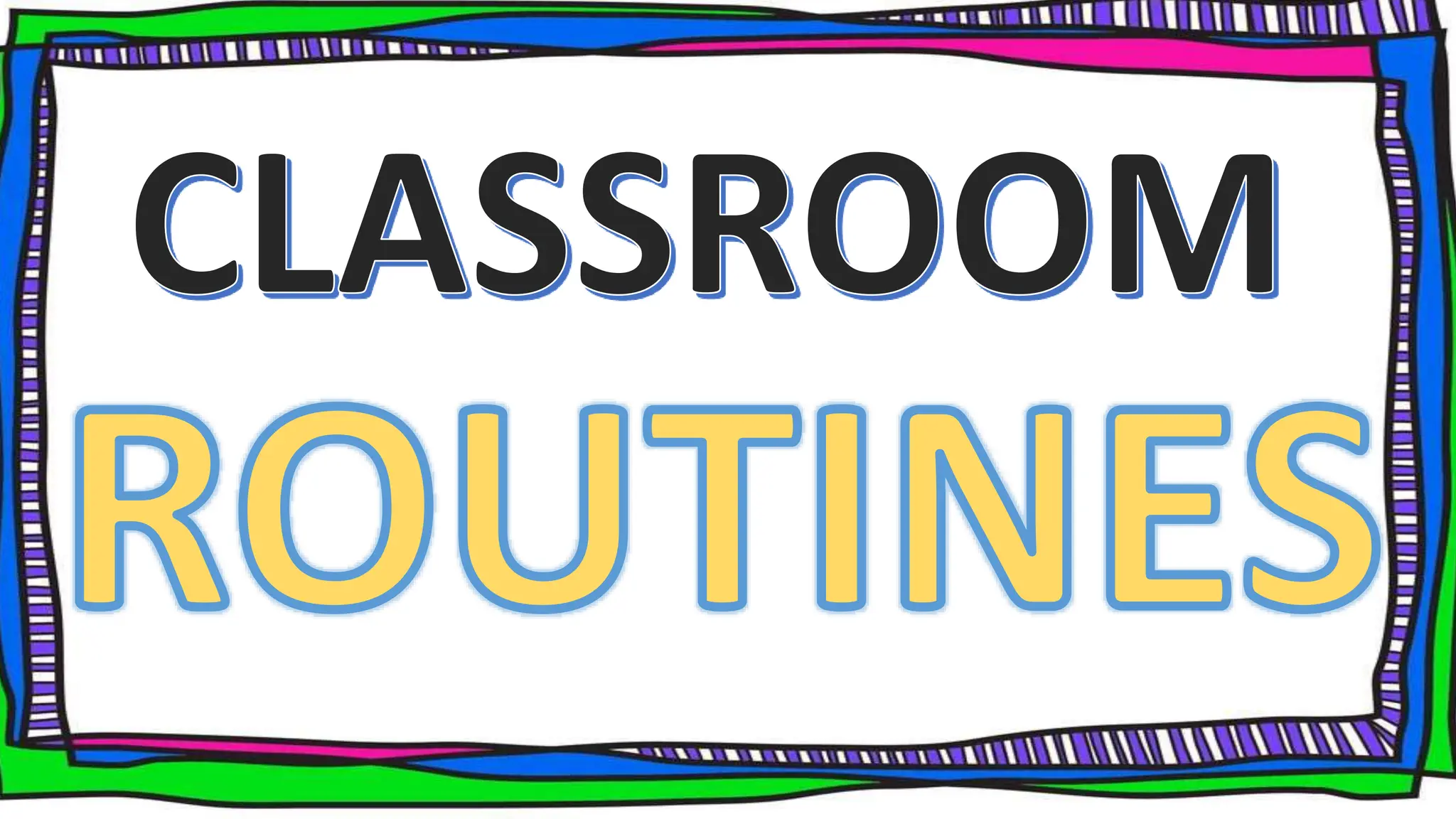 classroom Routines and lines for elementary school pupils | PPTX ...