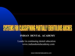 Classification of rpd / dentist laboratory | PPT