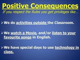 Windsor School 6th Grade Class rules | PPT