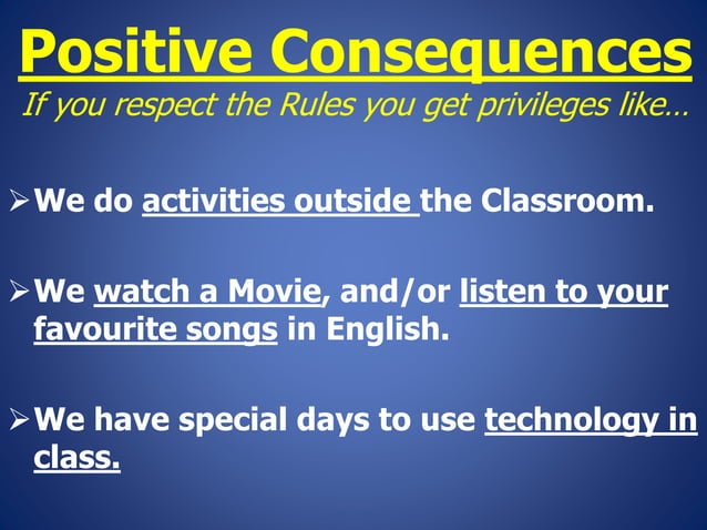 Windsor School 6th Grade Class rules | PPT