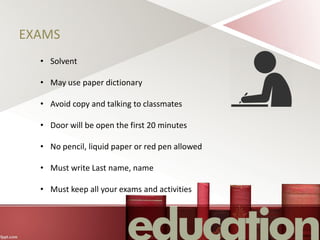 Class rules | PPT