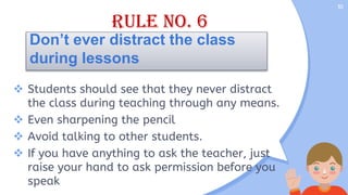 Class rules | PPTX