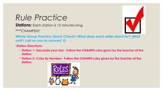 Class rules and expectations 2014 2015 | PPT